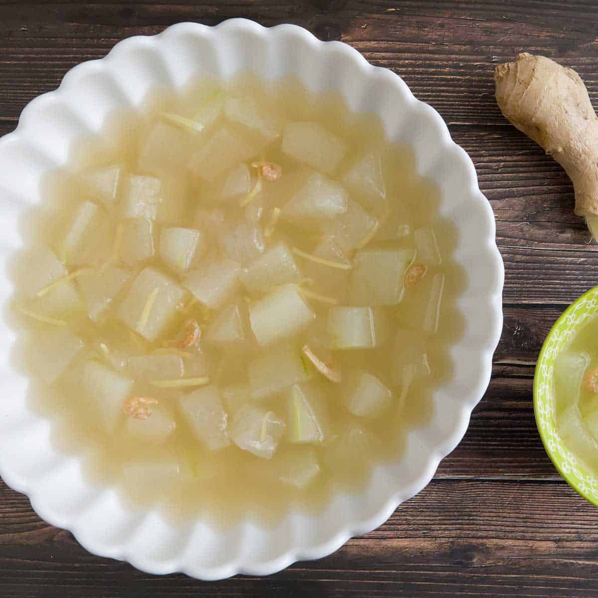 Chinese Winter Melon Soup Recipe - 冬瓜汤 Dong Gua Tang