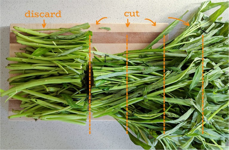 Ong Choy (Water Spinach) Recipe with Fermented Bean Curd