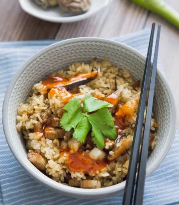 Taiwanese Sticky Rice - 油飯 - You Fan - The Seasoned Wok