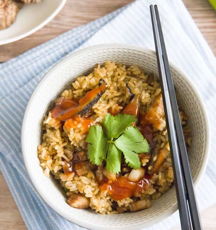 Taiwanese Sticky Rice - You Fan 油飯 (Oil Rice)