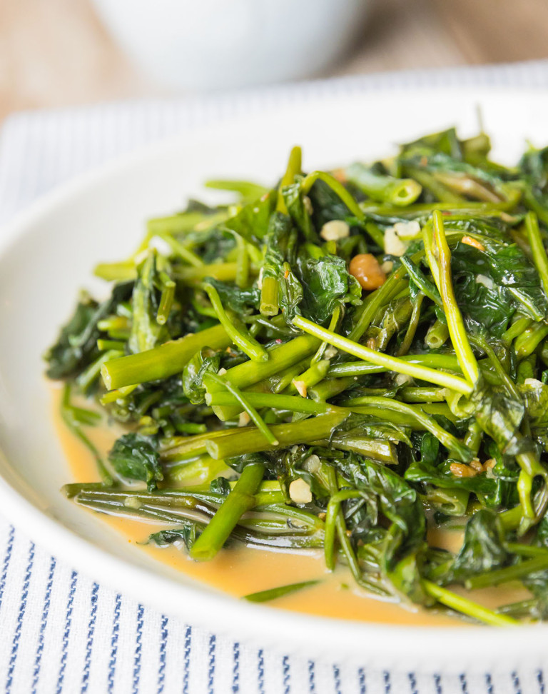 Ong Choy (Water Spinach) Recipe with Fermented Bean Curd