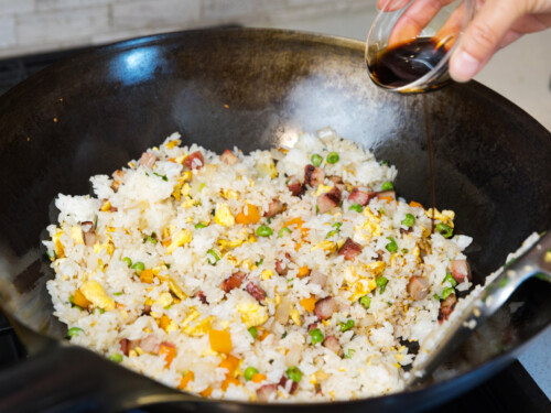 Char Siu Fried Rice (Chinese BBQ Pork Fried Rice)